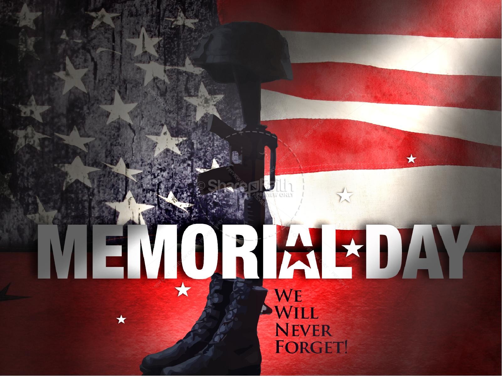 Memorial Day Flag PowerPoint Memorial Day PowerPoints