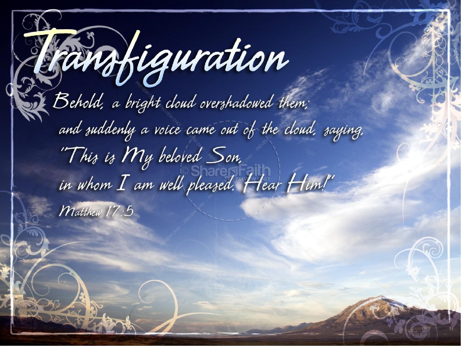 Transfiguration with Heaven and Hills