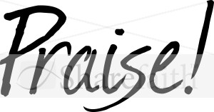 Praise! | Worship Word Art