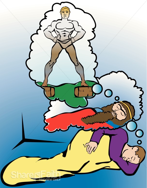 Daniel Dreams in Color | Childrens Church Clipart