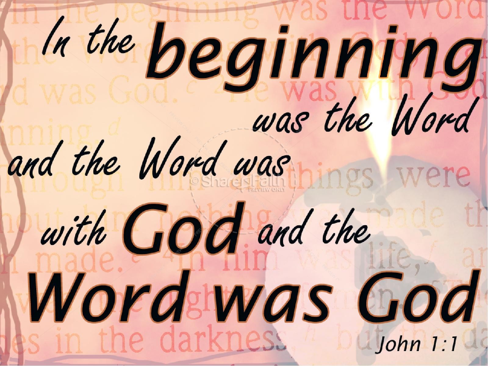 ShareFaith Media » In The Beginning PowerPoint – ShareFaith Media