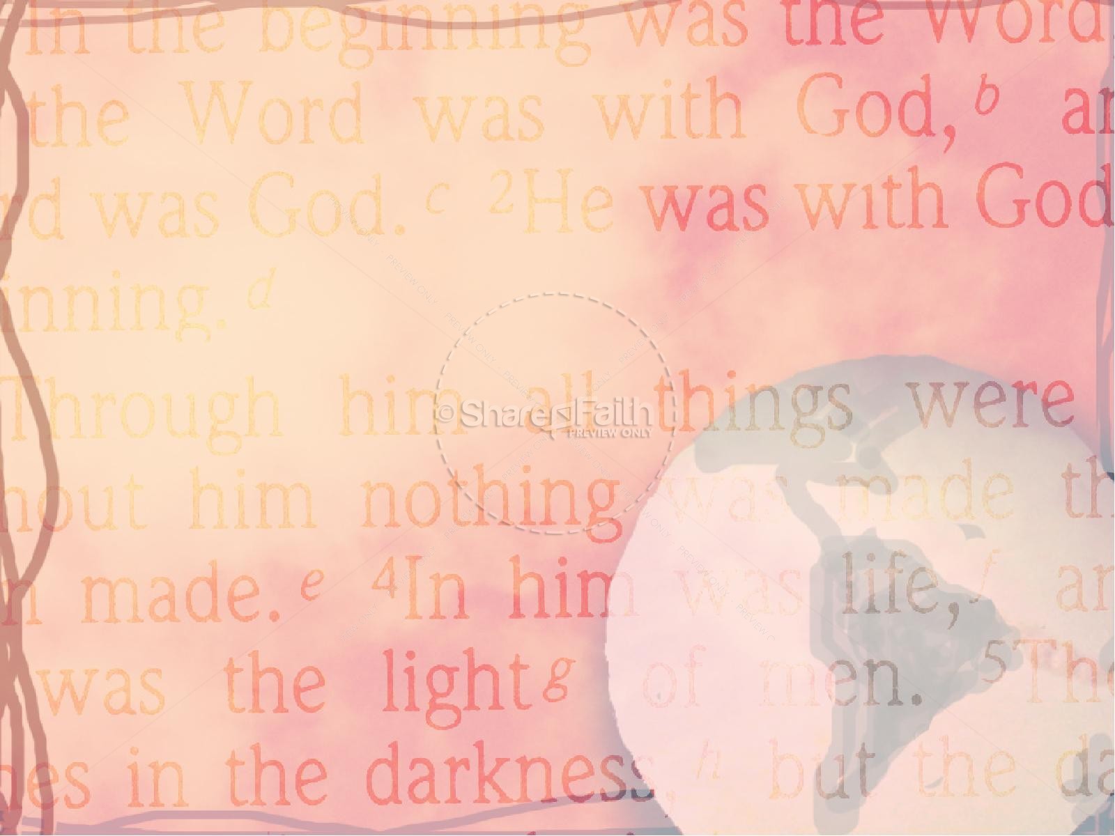 ShareFaith Media » In The Beginning PowerPoint – ShareFaith Media