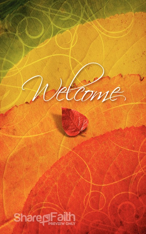 Fall Colors Bulletin Cover | Harvest Fall Church Bulletin Covers