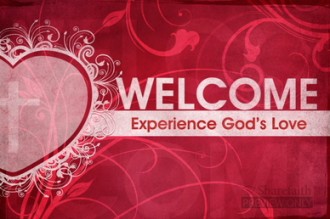 Church Welcome Backgrounds For Valentines