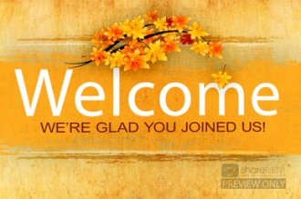 Thanksgiving Welcome Video Loop | Church Motion Graphics