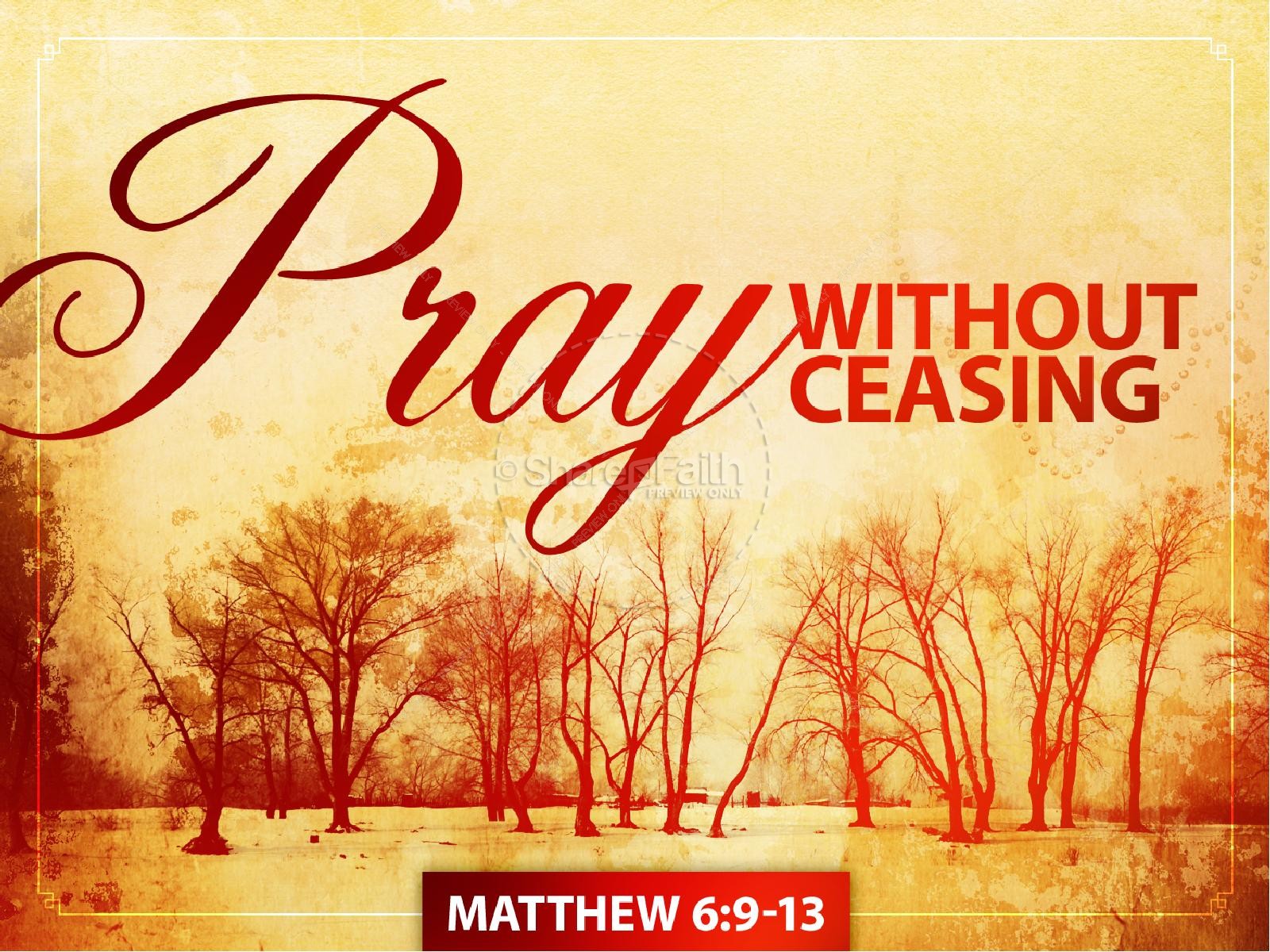 ShareFaith Media Prayer PowerPoint ShareFaith Media