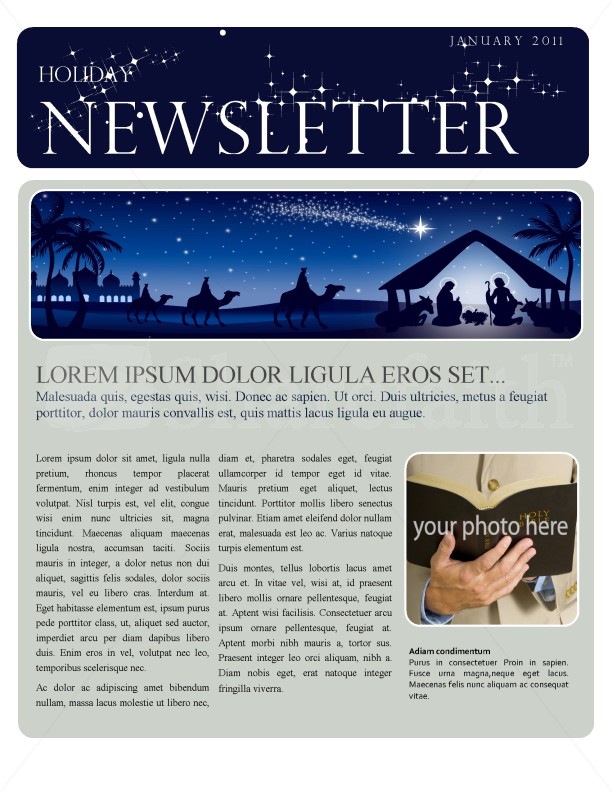 Christmas Newsletter Template