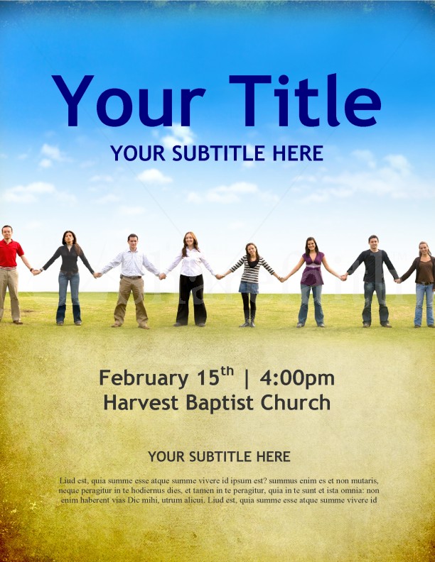 Unity Church Flyer Template