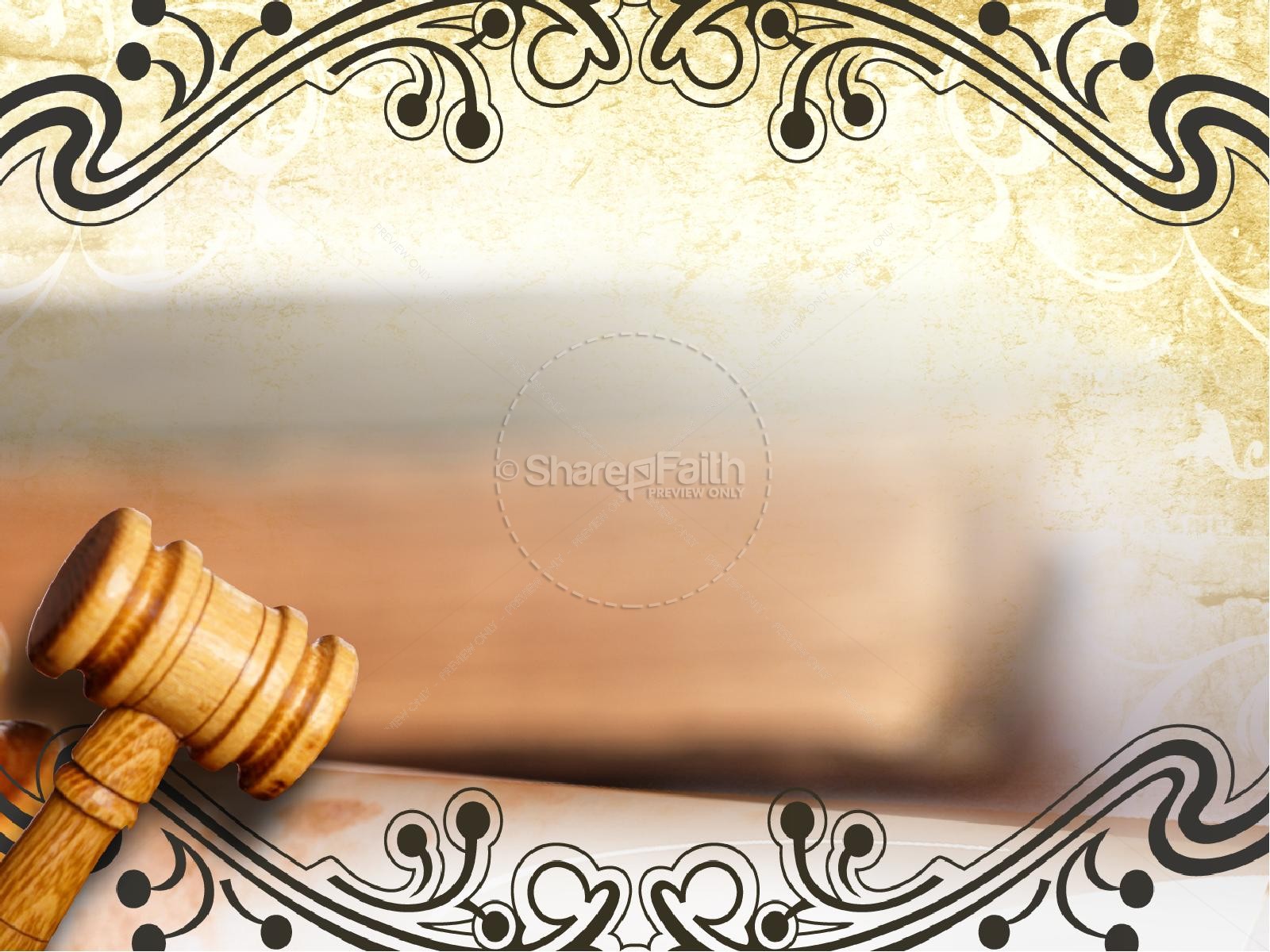 ShareFaith Media » Judge PowerPoint Sermon – ShareFaith Media