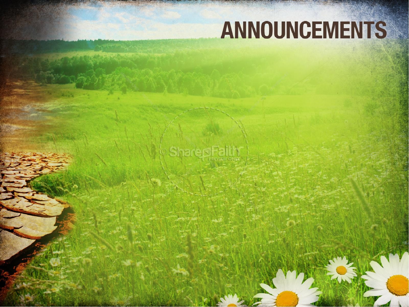 New Creation Powerpoint Sermon Slide 7 Powerpoint Background Images