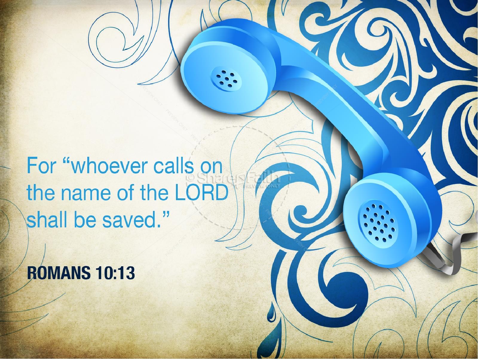 ShareFaith Media » Call on Jesus Sermon PowerPoint – ShareFaith Media