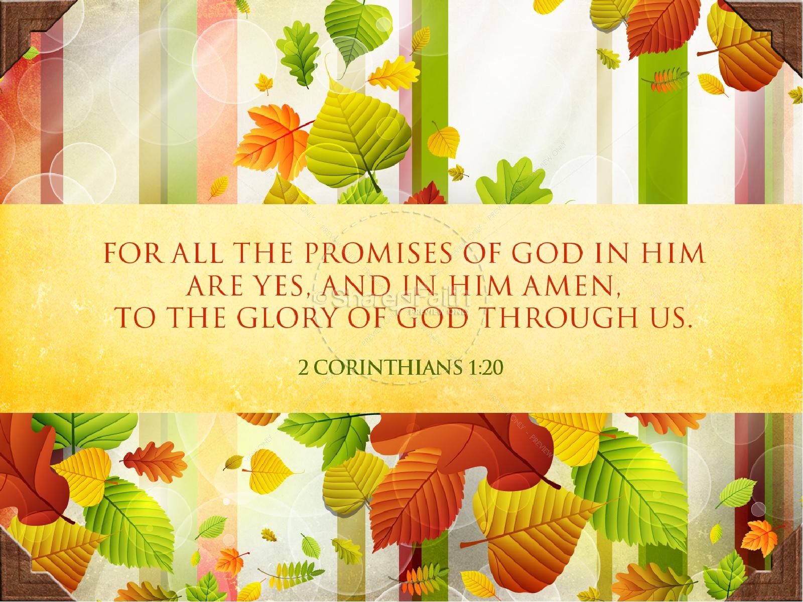 ShareFaith Media » Great Is Thy Faithfulness Fall PowerPoint Template ...