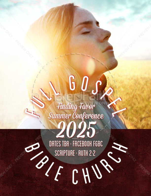 Womens Retreat Flyer Template
