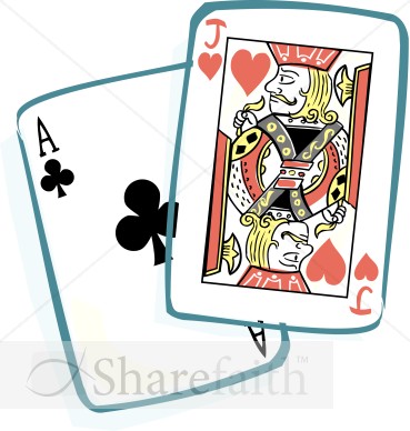Ace and Jack Playing Cards | Christian Senior Clipart