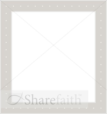 Single Line Gray Dot Border
