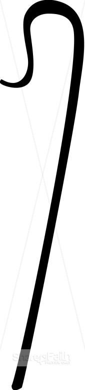 Shepherd Staff Clipart