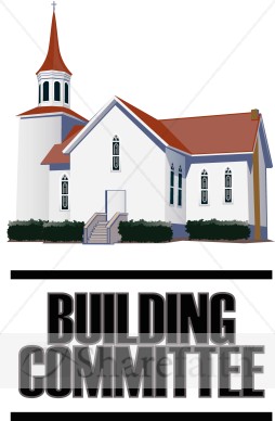 Building Committee with Church | Church Word Art